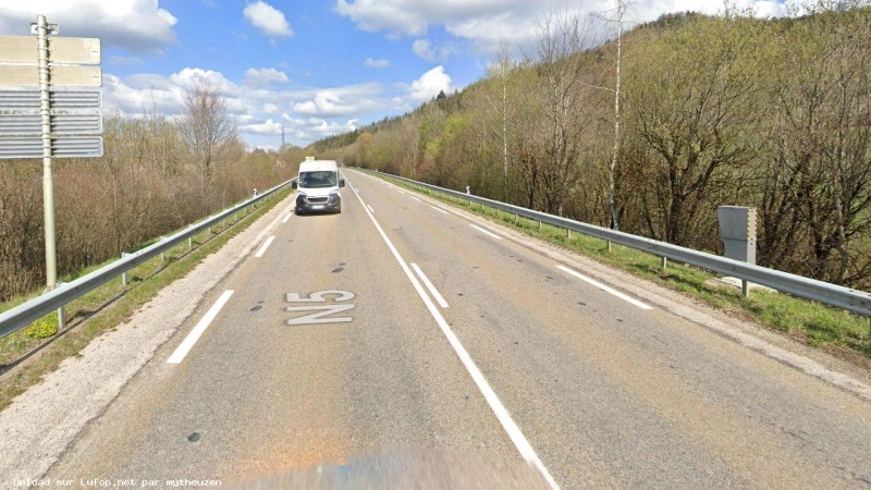 Radar Fixe 80 km/h Champagnole - 39-Jura - N5