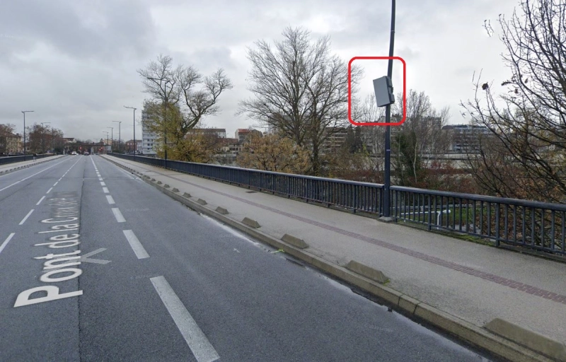 Radar Fixe 50 km/h Toulouse - 31-Haute-Garonne - Allée Fernand Jourdant
